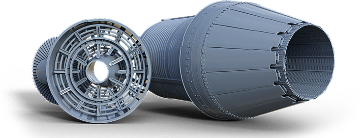 F-15 CLOSED NOZZLE AFTERBURNER PW-229